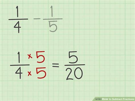 3 Ways To Subtract Fractions WikiHow