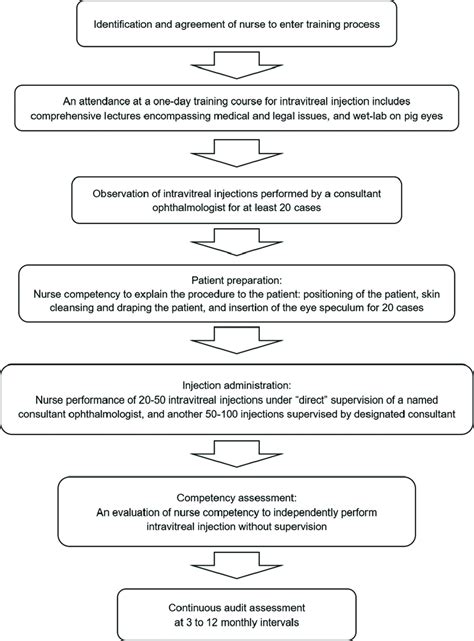 Overview Of Training Procedures Of Nurse Led Intravitreal Injection Download Scientific Diagram