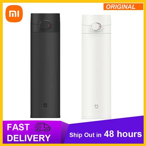 샤오미 Mijia 480ml 열 머그잔 스테인리스 보온병 차 커피 업그레이드 물병 여행 휴대용 물 컵 친구 선물 Aliexpress