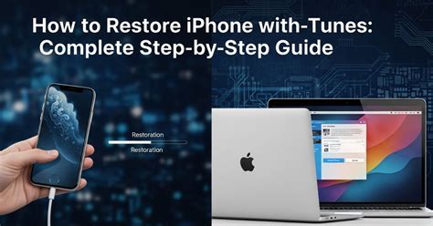 Restore Iphone With Itunes Step By Step Guide