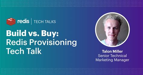 Corey Yanez On Linkedin Redis Provisioning Build Vs Buy Redis