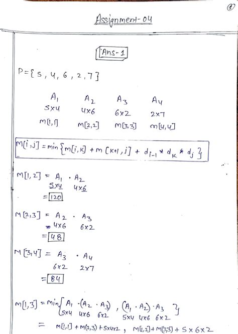 Daa Assignment 04 Assignment Design And Analysis Of Algorithms