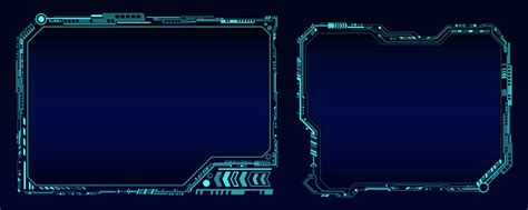 추상적 미래 기술 인터페이스 디자인 공상 과학 제어 디스플레이 크리에이티브 벡터 Hud Gui Ui 인터페이스 화면 디자인 웹 배너 프레젠테이션을 위한 사용자