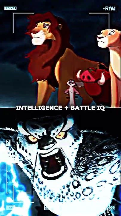 Tai Lung Vs Simba Kungfupanda Vs Thelionking Youtube