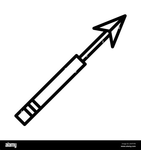 Harpoon Icon Linear Logo Mark Set Collection In Black And White For Web Stock Vector Image And Art