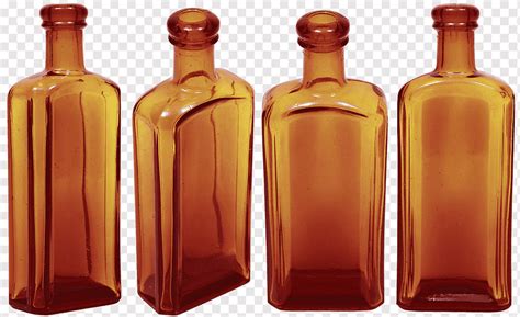 병 유리 위스키 편평한 병 색유리 Png Pngwing