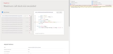 Typescript Maximum Call Stack Size Exceeded When Using Server