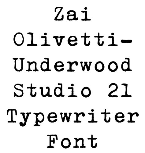 Typewriter Font Dafont Style Typewriter Font Dafont Style