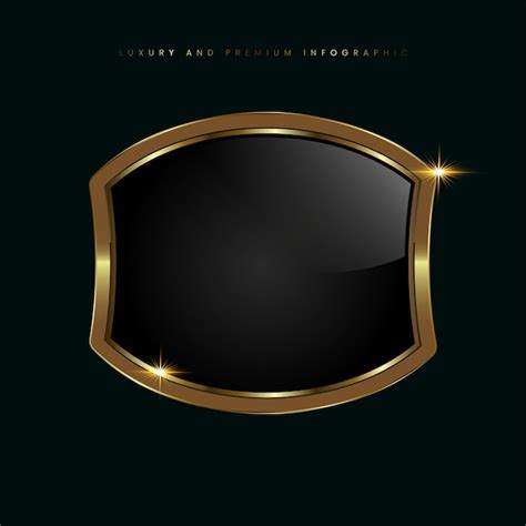 Premium Vector A Dark Premium Button Label Top Quality Product In Luxury Gold Shiny Button