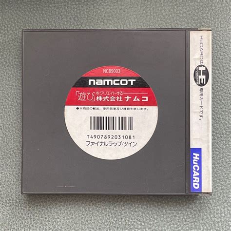 PCE PC Engine Game Final Lap Twin HuCard 電子遊戲 電子遊戲 其他 Carousell