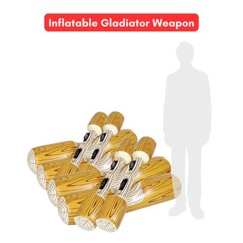 Inflatable Gladiator Weapon Sgs Largest Water Sports Activities Hire Platform
