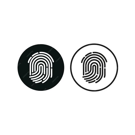 Premium Vector Fingerprint Security Access Concept Biometrics System