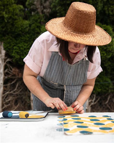 Potato Block Printing Design