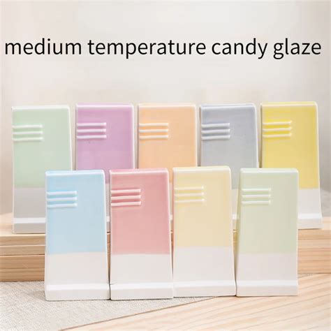 캔디 컬러 중온 세라믹 유약 환경 보호 단색 도자기 유약 용품 500g Aliexpress