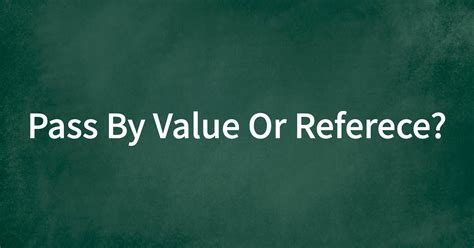 Java는 Pass By Value Or Reference
