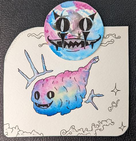 Heres My Cloud Friend I Made R Watercolorpractice