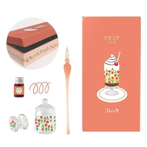 日本 RYU RYU X ADERIA Retro玻璃筆組 鬱金香 eslite誠品 蝦皮購物