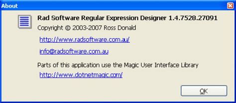 Rad Software Regular Expression Designer Download It Is A Powerful