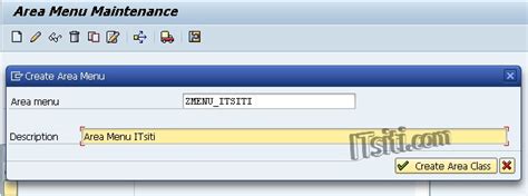 Steps To Create And Copy Sap Area Menu