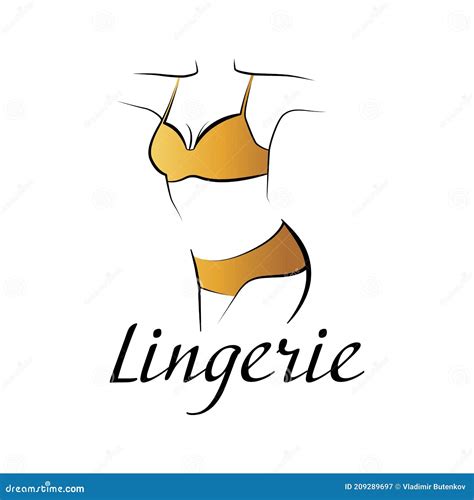 Vector Logo Of A Lingerie Store Sex Shop Stock Vector Illustration Of Girl Sensuality