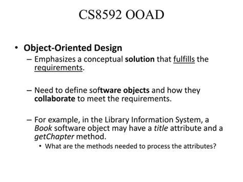 Cs8592 Ooad Unit 1 Ppt