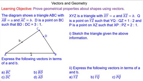 Parallel Vectors Gcse Worksheet