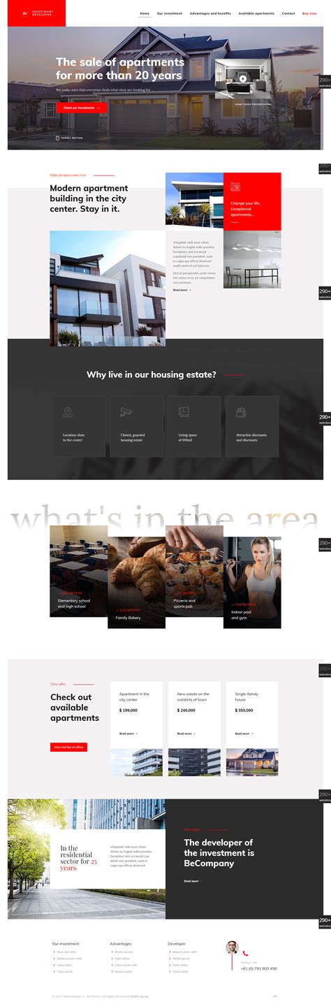 Developer Wordpress Website Template Design Behance