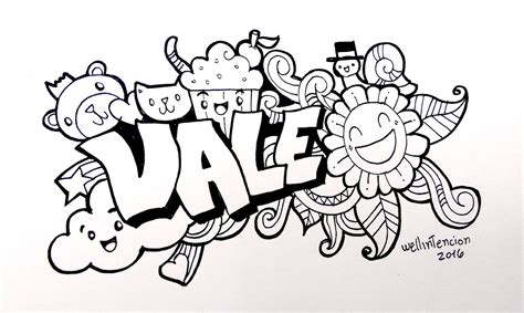 Graffitis Con El Nombre De Valentina Imagui