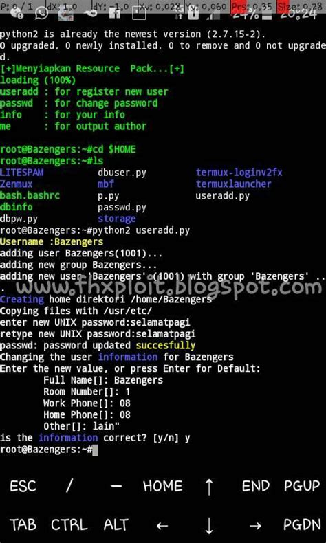 Cara Membuat Page Login Pada Termux Fhxploit