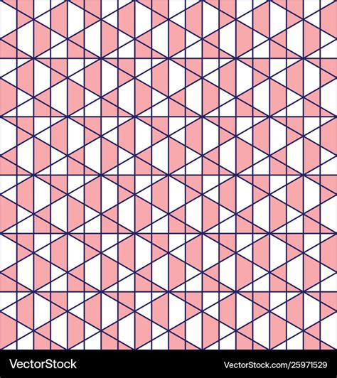 Geometric Grid Seamless Pattern Design Royalty Free Vector