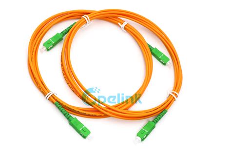 SC APC SM OS2 Fiber Optic Patch Cord Provide High Quality Transmission OPELINK