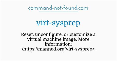 Dockerfile Run Virt Sysprep