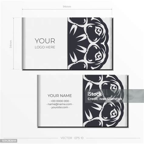 빈티지 패턴흰색명카드의 벡터 준비 모노그램 장식이 있는 인쇄 디자인 명함을 위한 템플릿 0명에 대한 스톡 벡터 아트 및 기타 이미지 0명 광고 금선세공 Istock