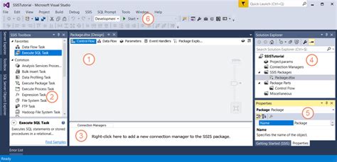 Create A Sql Server Integration Services Ssis Project