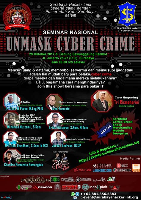 Seminal Nasional Unmask Cyber Crime Surabaya Hacker Link