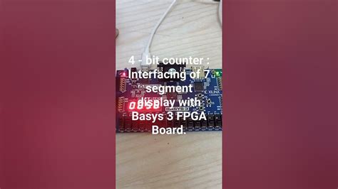 Interfacing Of Seven Segment With Basys 3 Fpga Board Vlsi Youtube