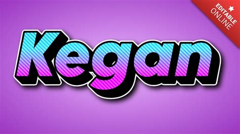 Kegan Sticky Text Effect Generator