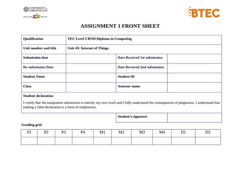 Designing And Developing Iot Applications Assignments Internet And Information Access Docsity