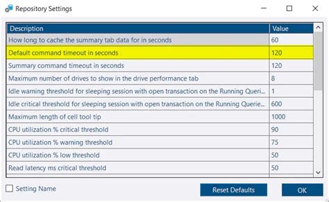 Query Timeout Dba Dash