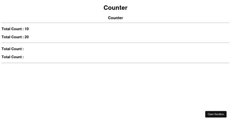 Basic Component Forked Codesandbox