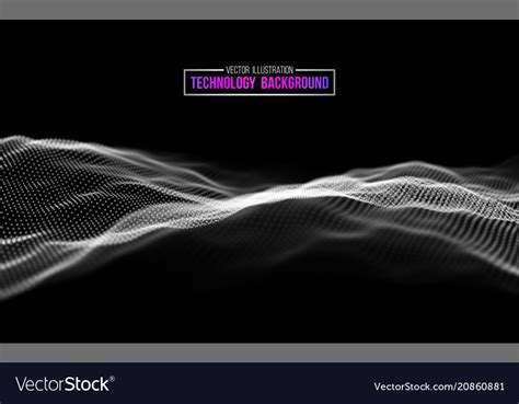 Abstract Technology Background D Grid Royalty Free Vector