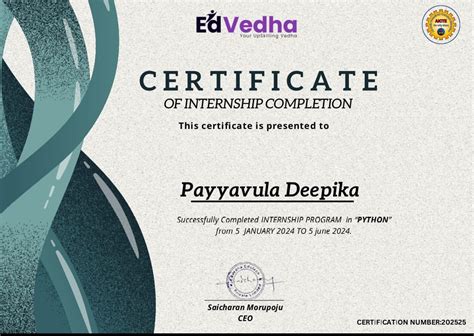 Deepika Payyavula On Linkedin Edvedha Internship Pythonprogramming