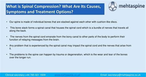 PPT Spinal Compression Causes Symptoms And Treatment Options PowerPoint Presentation ID