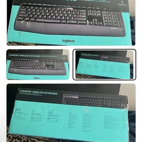 Logitech Computers Laptops Parts Logitech Wireless Keyboard Mouse Combo Set Nib Comfort