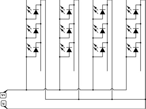 Rgb Where Is Best To Put Power Source Of LED Strips Wired In Parallel Electrical Engineering