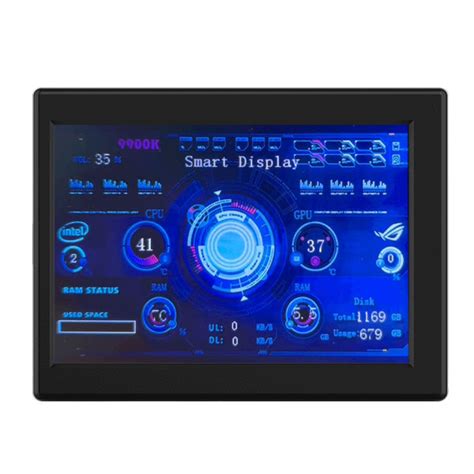 Smart Sensor 3 5 Inch IPS Monitor Display Computers Monitor CPU GPU Monitoring Sub Screen ABS