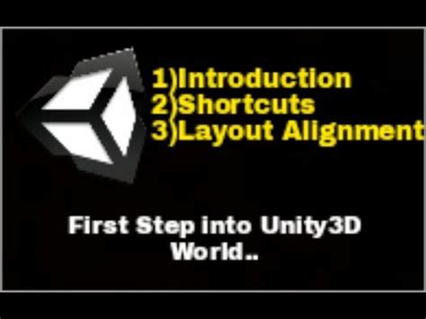Unity3D Introduction And Shortcut Keys For Unity Unity3D Tutorials For