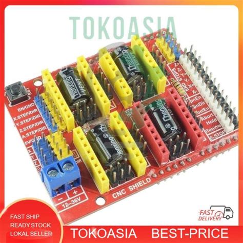 Jual Cnc Shield A4988 V3 Expansion Board For Arduino Uno Engraving Machine Di Seller Tokoasia