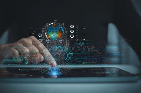 Concept Of Creating Artificial Intelligence Capable Of Various Fields Stock Image Image Of