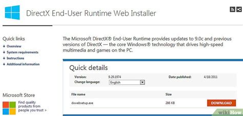 3 Cara Untuk Memasang DirectX WikiHow